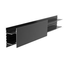 Deko-Light Dekolight PLANO BSH Leerprofil für Wandmontage 85 x 38mm schwarz mit LED Träger Länge 2m