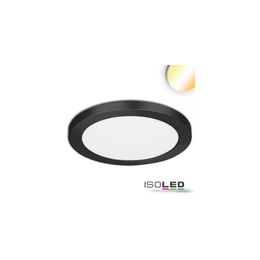Fiai IsoLED LED Aufbau/Einbauleuchte Slim Flex 24W schwarz ColorSwitch warm/neutralweiß 2040lm EEK F [A-G]