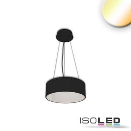 Fiai IsoLED LED Hängeleuchte DM40 schwarz 25W 1670lm rund 40cm ColorSwitch 3000K 3500K 4000K dimmbar EEK D [A-G]