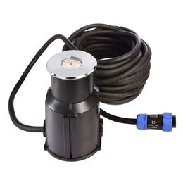 Deko-Light Unterwasserleuchte Snapper II silber 24V DC 3W warmweiß 105lm IP68 EEK G [A-G]