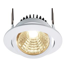 Deko-Light LED Einbaustrahler 24V DC 12W 900lm COB95 warmweiß 2700K Ra>90 weiß EEK G [A-G]