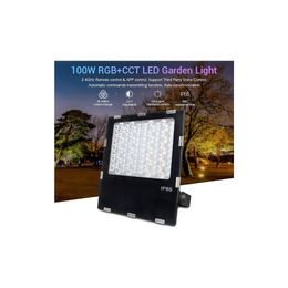 MiLight/Miboxer LED Objektstrahler 100W RGB-CCT 25° 7500lm IP65 fernbedienbar 230V EEK F [A-G]