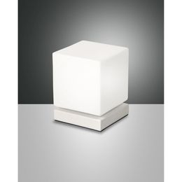Fabas Luce Tischleuchte BRENTA 6W LED 540lm warmweiß 3fach Touchdimmer - weiß EEK E [A-G]