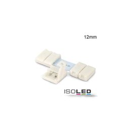 Fiai IsoLED T-Verbinder für einfarbige 12mm LED Streifen 2-polig Clipverbinder