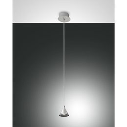 Pendelleuchte Fabas Luce Delta Alu satiniert 8W LED 720lm Einzelpendel blendfrei EEK E [A-G]