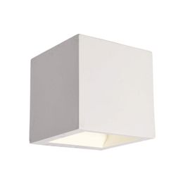 Deko-Light Mini Cube Wandleuchte Weiß Gips Up and Down 3000K dimmbar 350lm