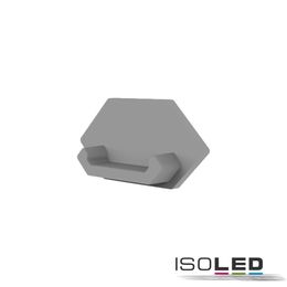 Fiai IsoLED Endkappe E205 für LED Fliesenprofil Ausseneck mit Kabeldurchführung
