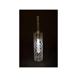BottleLight Zubehör Glasflasche Rio sandgestrahlte Streifen 287 x 66mm