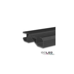 Fiai IsoLED LED Sockelleistenprofil HIDE BOTTOM schwarz RAL 9005