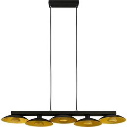 lightme GOLDINO Pendelleuchte 5 flammig inklusive LED GU10 5x 5W 350lm 3Step Dimmung 2700K 1750lm EEK G [A-G]