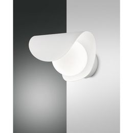 Glas Wandleuchte Fabas Luce ADRIA 6W LED 540lm warmweiß - weiß EEK E [A-G]