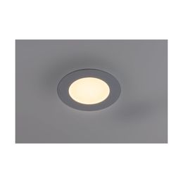 Heitronic LED Panel LYON 6W warmweiß 360lm 120mm dimmbar silber rund