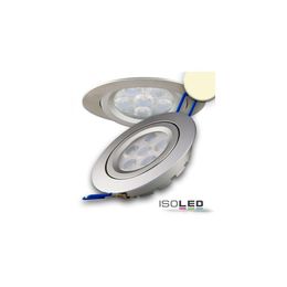 Fiai IsoLED LED Einbaustrahler silber rund flach 15W 850lm 72° WW dimmbar EEK E [A-G]
