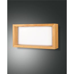 Fabas Luce LED Lichtrahmen mit Ablage WINDOW 35W 3150lm warmweiß massiv Holzrahmen - Eiche EEK E [A-G]