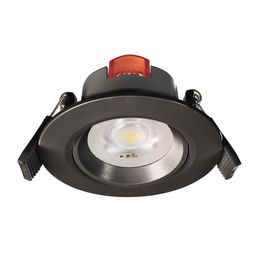 Deko-Light Dekolight SMD 68 Einbauleuchte 230V 6,5W 510lm dimmbar 2700K Rund Schwarz EEK G [A-G]