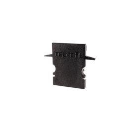 Deko-Light Reprofil Endkappe schwarz hoch eckig H-ET-02-10 Set 2 Stk Kunststoff Länge: 25 mm