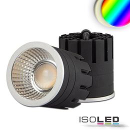 Fiai IsoLED LED Spot RGB+W 3000K GU10 8W 5-polig 24V DC silber 60° 490lm CRI80 EEK G [A-G]
