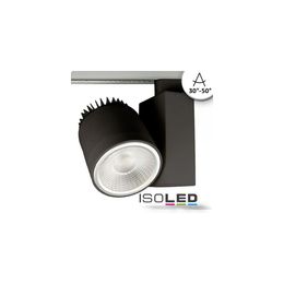 Fiai IsoLED 3-PH Schienen-Strahler schwarz matt 35W fokussierbar 30° bis 50° warmweiß 4100lm EEK E [A-G]