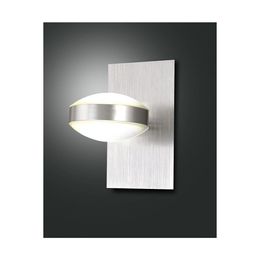 Wandleuchte 2-flammig Fabas Luce MILL 16W LED 1400lm warmweiß - nickel satiniert EEK E [A-G]