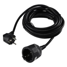 Chilitec Schutzkontakt-Verlängerung 10m schwarz H05VV-F3G 1,5mm² 16A/250V