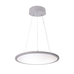 Deko-Light LED Panel Pendelleuchte rund 58cm weiß 50W neutralweiß 5600lm EEK G [A-G]