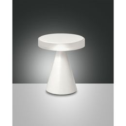 Fabas Luce LED Tischleuchte 20cm NEUTRA ELEGANTE 8W 720lm warmweiß Touchdimmer - weiß EEK E [A-G]