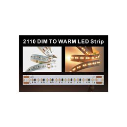 SYNERGY21 LED Streifen 5m warmweiß 100W 24V DC Dim to Warm 2700-1800K EEK G [A-G]