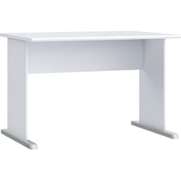 Schreibtisch FORTE "Tempra" Tische Gr. B/H/T: 108 cm x 72 cm x 72 cm, weiß Schreibtische