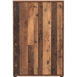 Kommode FORTE "Tempra" Sideboards Gr. B/H/T: 73,7 cm x 111,1 cm x 34,8 cm, braun (old wood vintage) Kommode