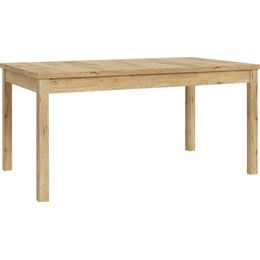 Esstisch FORTE Tische Gr. B/H/T: 160,4 cm x 76,6 cm x 90 cm, Einlegeplatte, braun (barte x eiche, barte eiche) Esstische rechteckig