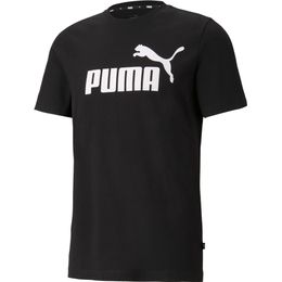 Puma® T-Shirt, Logo-Print, für Herren, schwarz, S