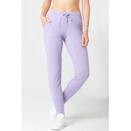 super.natural Jogginghose Merino Jogginghose W ESSENTIAL CUFFED PANT bequemer Merino-Materialmix