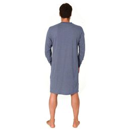 Normann Pyjama Normann Herren langarm Nachthemd