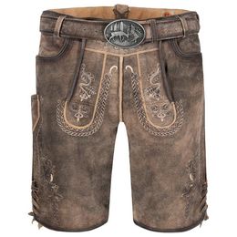 Maddox Trachtenlederhose Maddox Herren Lederhose 'Kochelsee' mit Gürtel