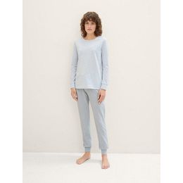 Tom Tailor Schlafhose Pyjama mit Allover-Print