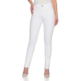 STOOKER WOMEN Slim-fit-Jeans Milano Damen Stretch Jeans -White- Magic Shape