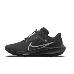 Nike Pegasus 40 By You personalisierbarer Laufschuh für Damen - Schwarz