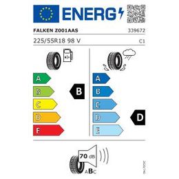 Falken Ziex ZE001A A/S 225/55 R 18 98 V