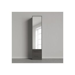 SMARTBett Drehtürenschrank Kleiderschrank mit Spiegeltür 50cm (1-St)