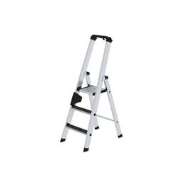 Proregal® Stehleiter Stufen-Stehleiter einseitig begehbar mit clip-step R13 3 Stufen