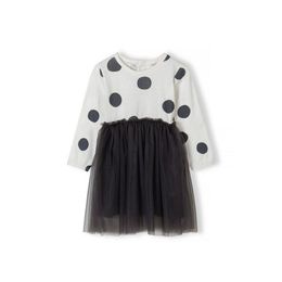 MINOTI Jerseykleid mit gerippten Oberteil (3m-3y)