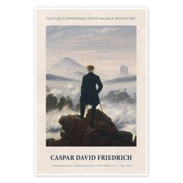 Posterlounge Poster Caspar David Friedrich