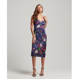 Superdry Midikleid SATIN CAMI MIDI SLIP DRESS Patrizia Floral Cream