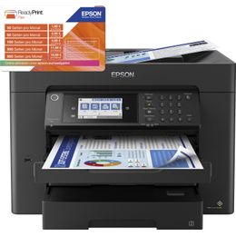 Epson Multifunktionsdrucker "WorkForce WF-7840DTWF" Drucker schwarz Multifunktionsdrucker