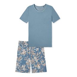 Schiesser Pyjama kurz - Comfort Nightwear (2 tlg) schlafanzug schlafmode bequem