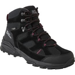 Jack Wolfskin Outdoorschuhe "Trail Hiker", wasserdicht, Leder-Details, für Damen, schwarz, 39