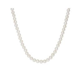 Valero Pearls Perlenkette Halskette aus Süßwasserzuchtperlenin weiß