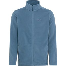 Jack Wolfskin Fleecejacke "Florsberg", Stehkragen, Reißverschlusstaschen, für Herren, blau, L