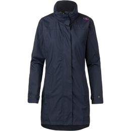 CMP Regenmantel Damen - blau - Gr. 34 - Polyester