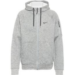 Nike Therma Trainingsjacke Herren - grau - Gr. M - Polyester